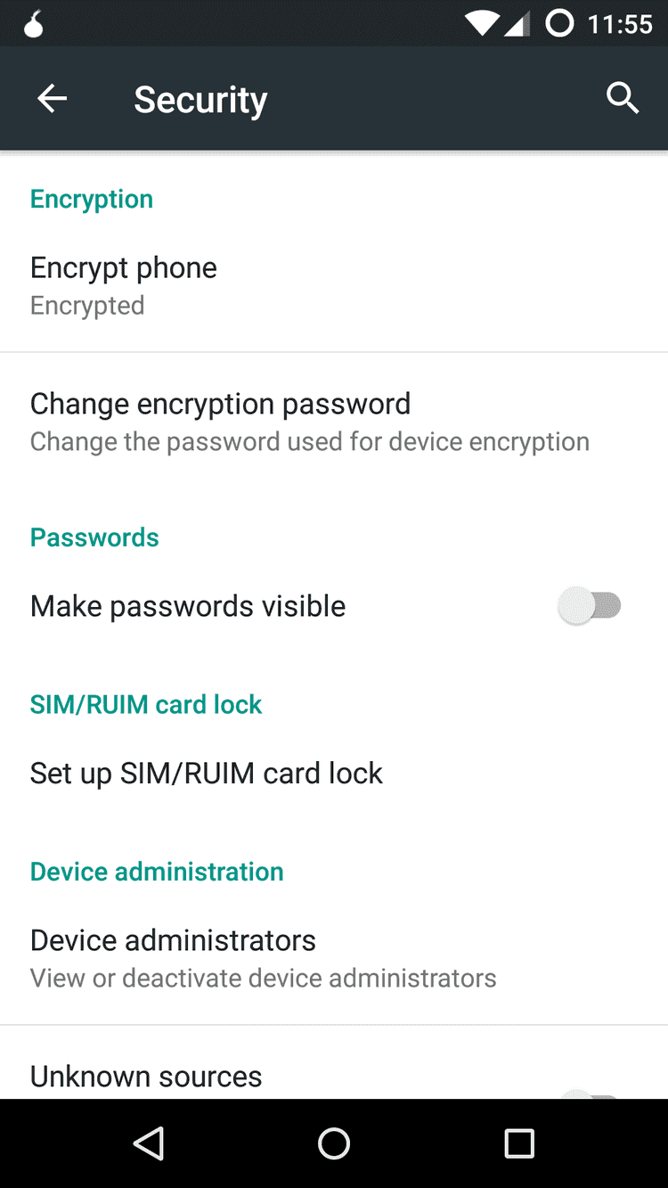 Separating Android's passwords - Copperhead